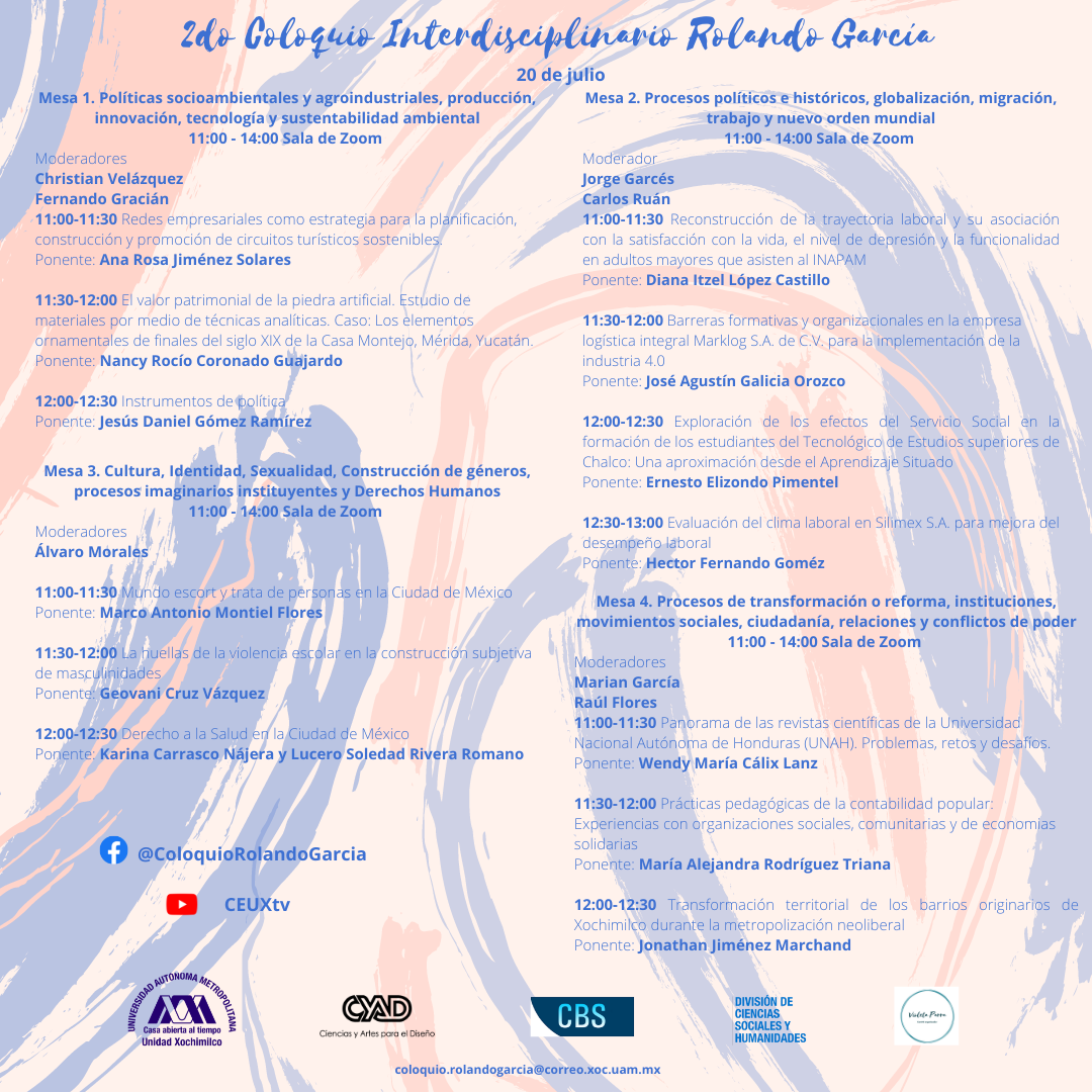 2do Coloquio Interdisciplinario Rolando García | Universidad Autónoma Metropolitana